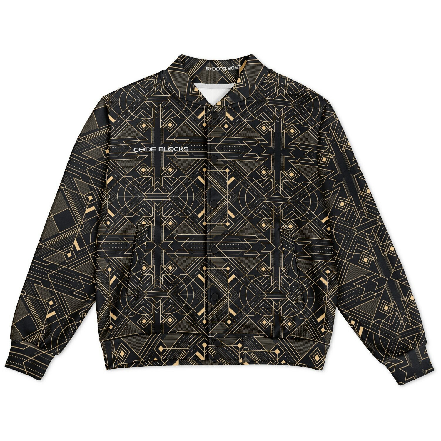 Baseball Jacket - AOP – CODEBLOCKS-CLOTHING