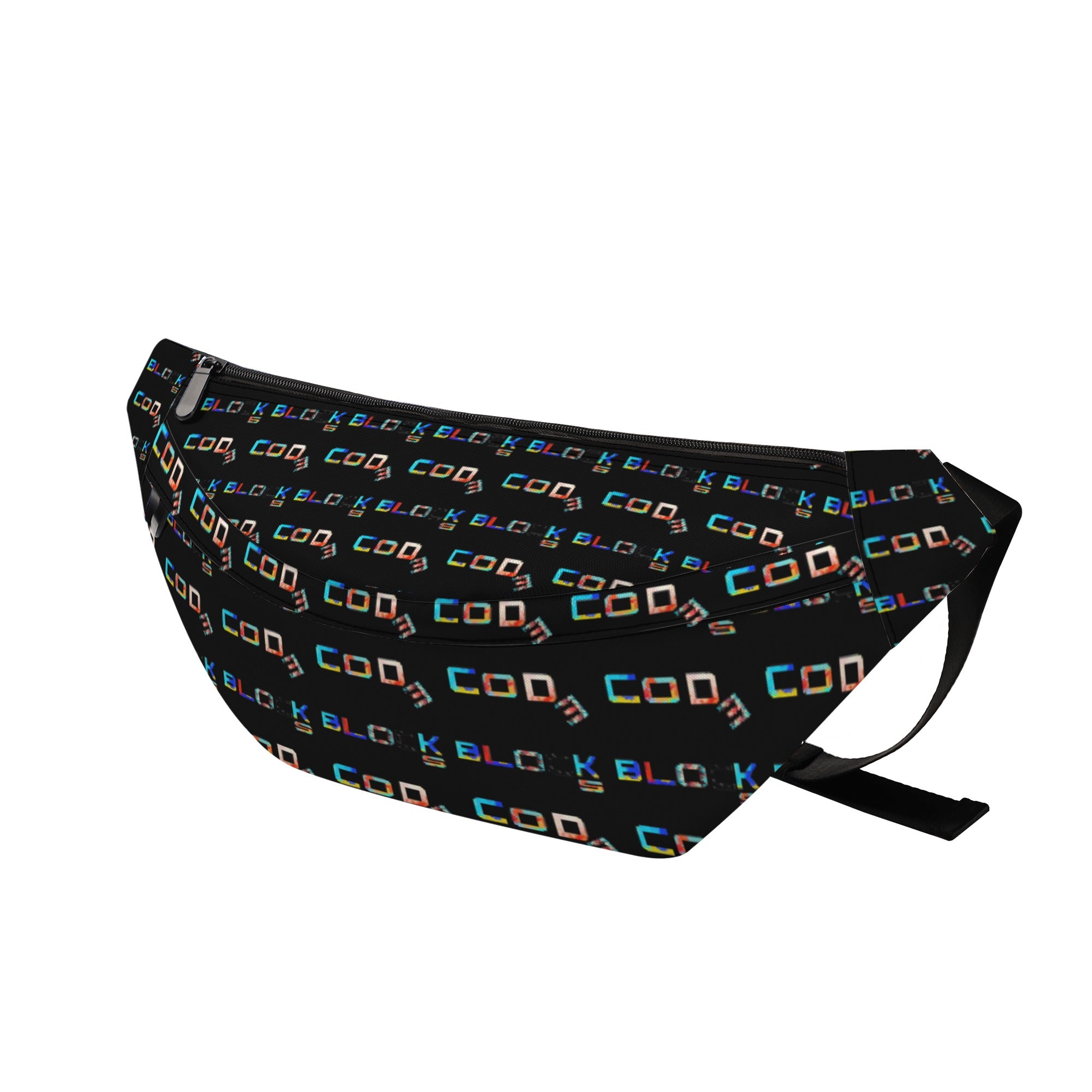 Printed + Embroidered Large Fanny Bag – CODEBLOCKS-CLOTHING