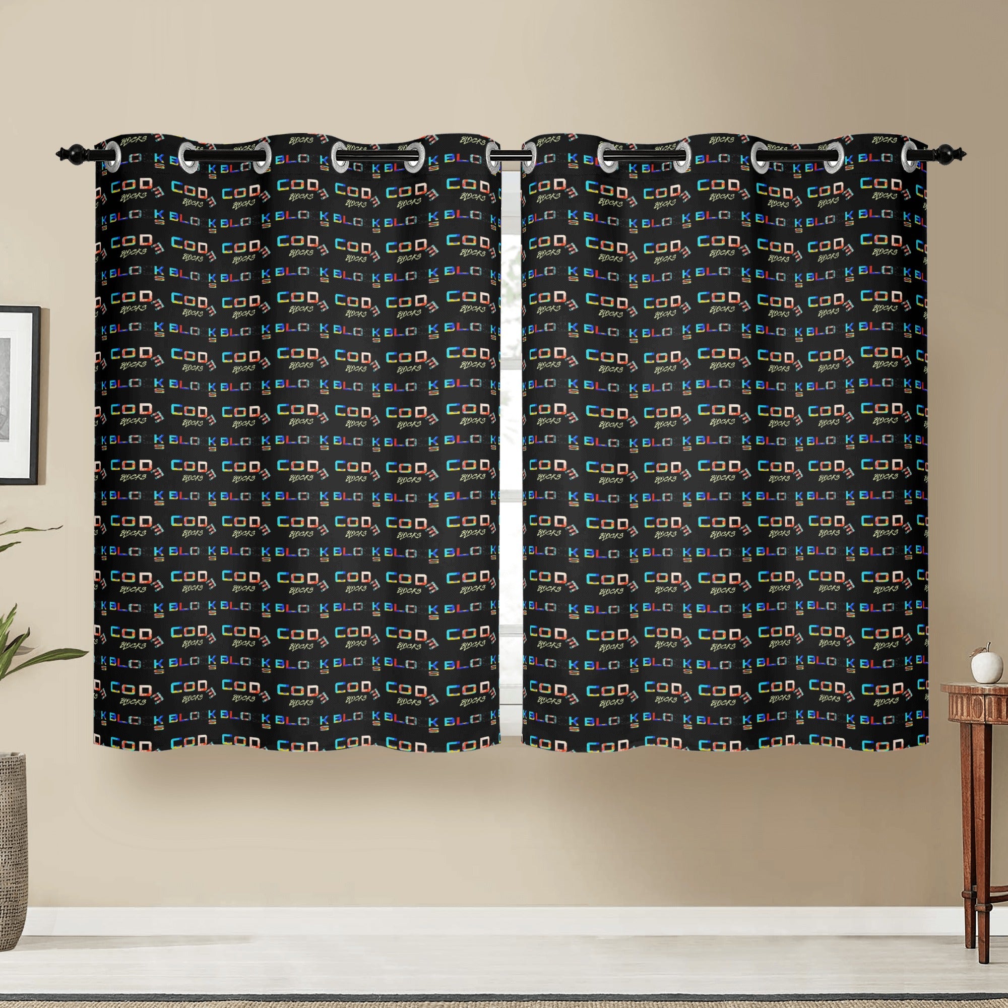 Home Curtain 132X183 CM – CODEBLOCKS-CLOTHING
