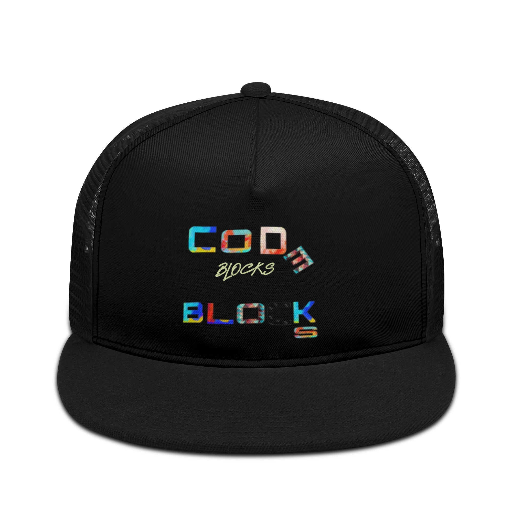 Embroidered Front and Printing Mesh Hip-hop Hats – CODEBLOCKS-CLOTHING
