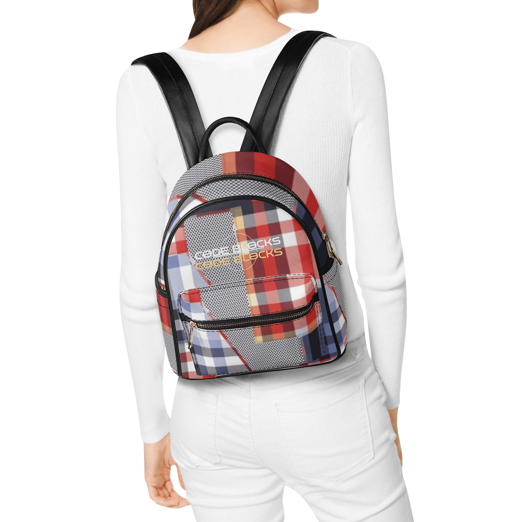 Casual PU Backpack – CODEBLOCKS-CLOTHING
