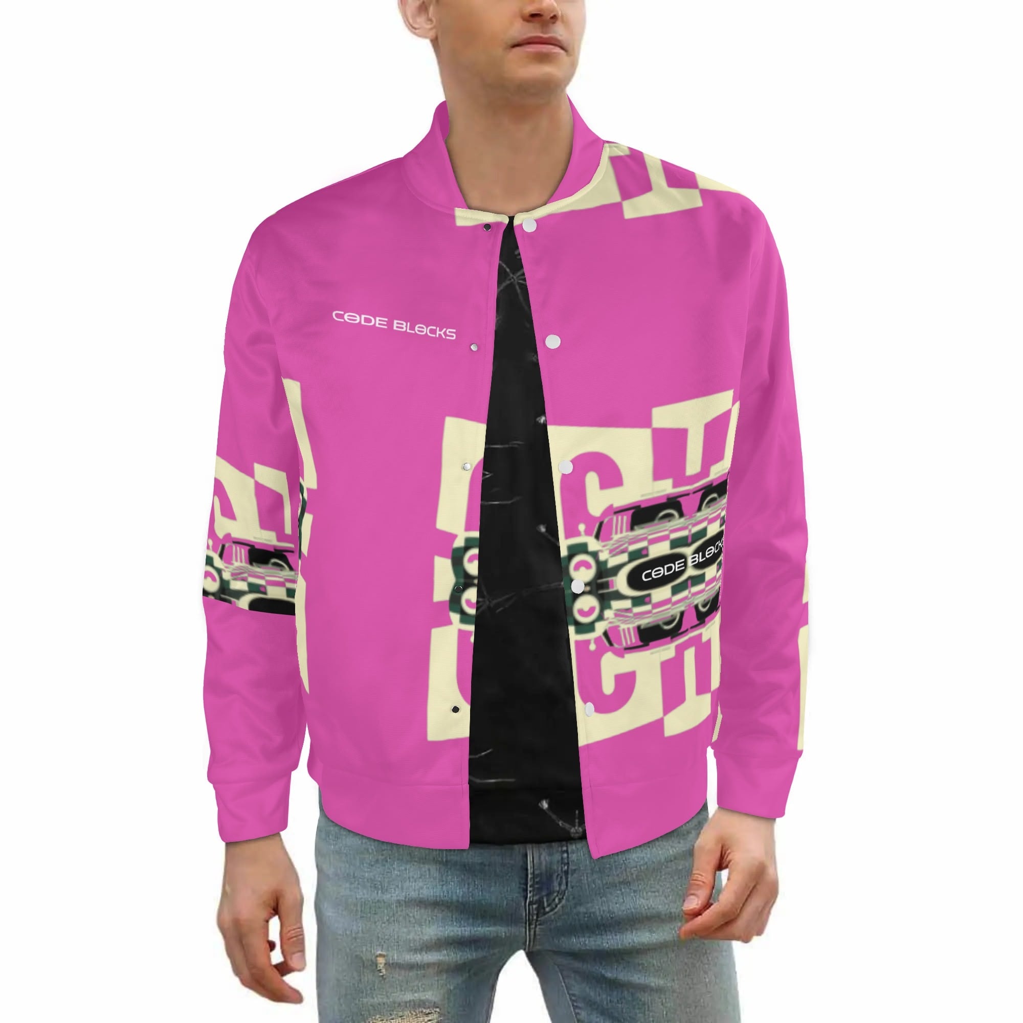 Unisex Fashion Baseball Jacket Casual Varsity Bomber Jacket – CODEBLOCKS-CLOTHING