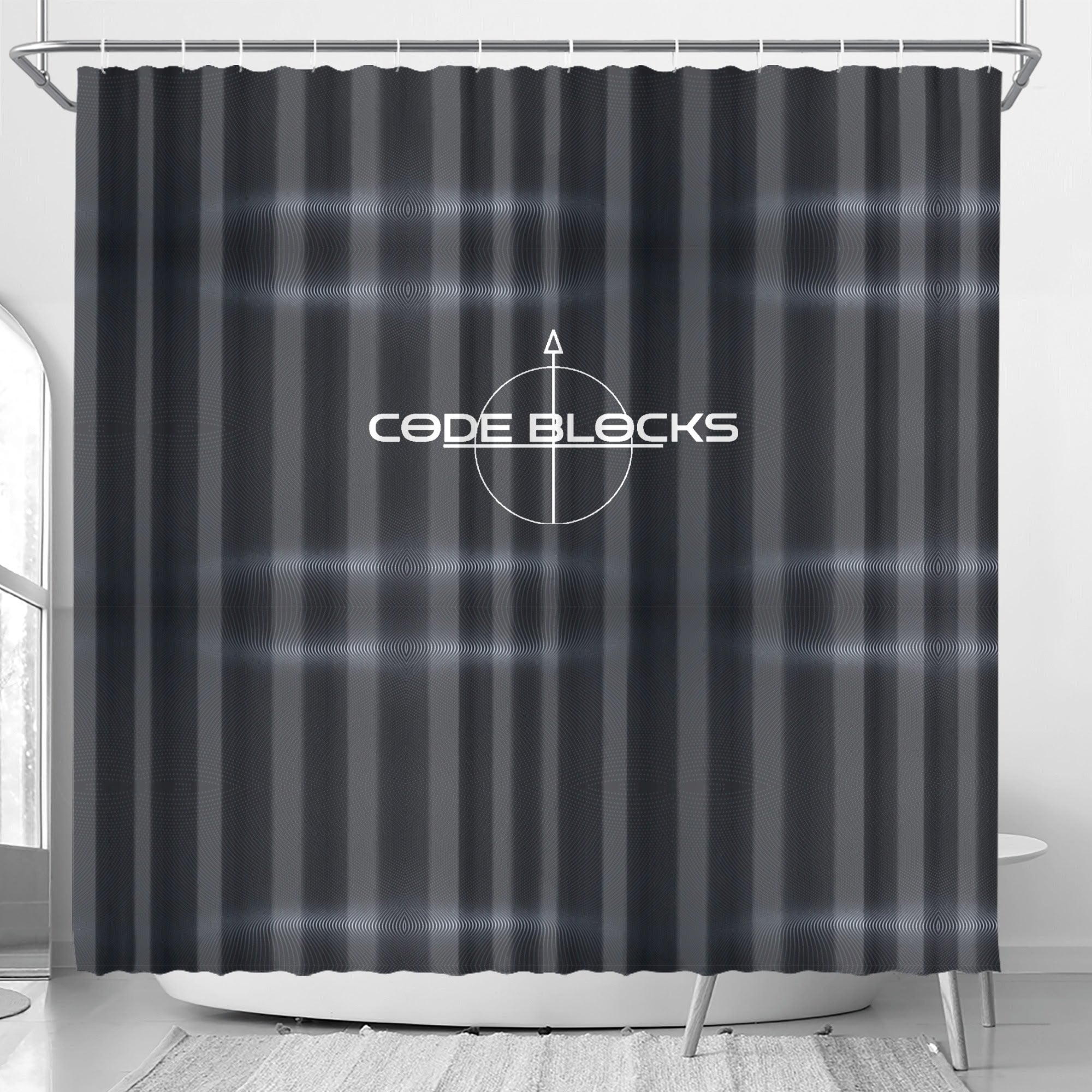 Shower Curtain – CODEBLOCKS-CLOTHING