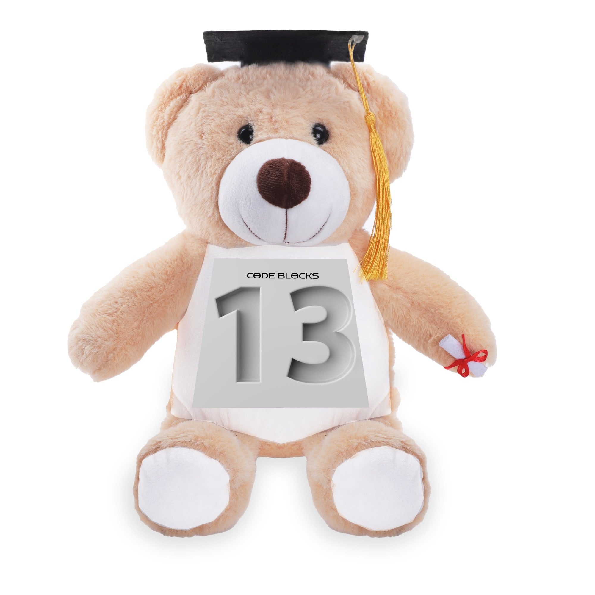 Personalized 1 Piece Graduation Stuffed Bear Belly Print – CODEBLOCKS-CLOTHING