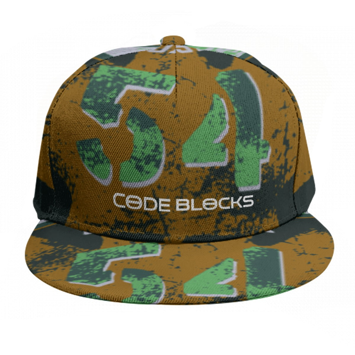Baseball Cap With Flat Brim – CODEBLOCKS-CLOTHING