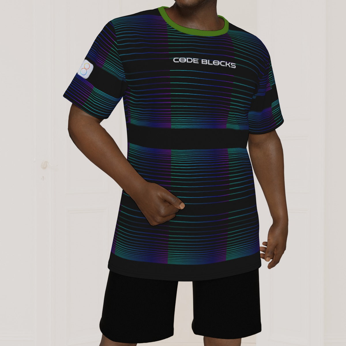 All-Over Print Men's T-shirt | Birdseye – CODEBLOCKS-CLOTHING