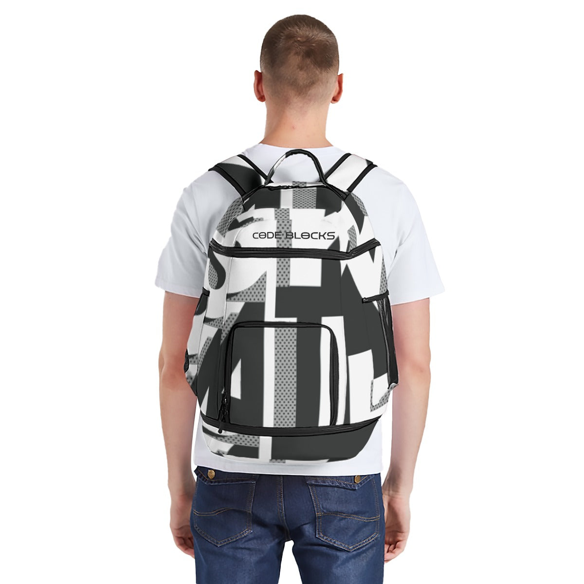 All-Over Print Multifunctional Backpack – CODEBLOCKS-CLOTHING