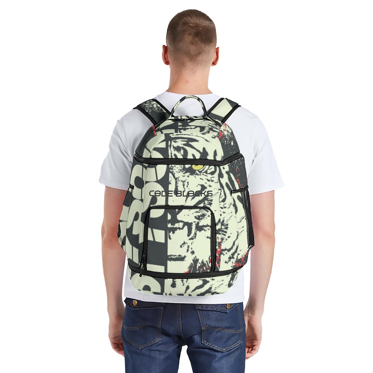 All-Over Print Multifunctional Backpack – CODEBLOCKS-CLOTHING