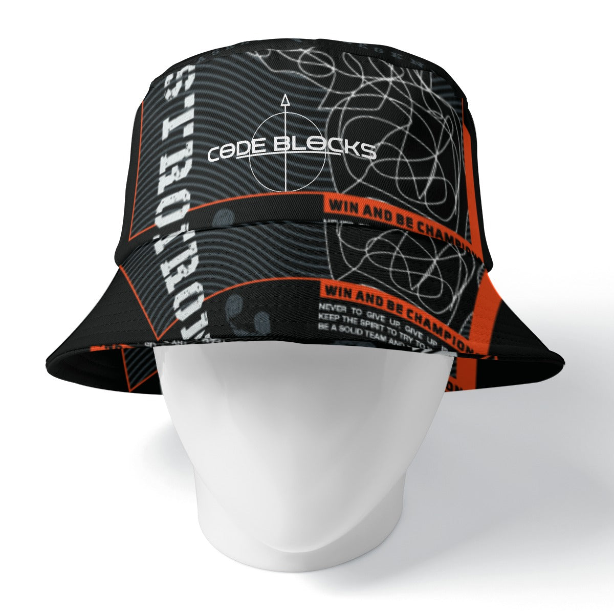 Double-Side Printing Bucket Hat – CODEBLOCKS-CLOTHING