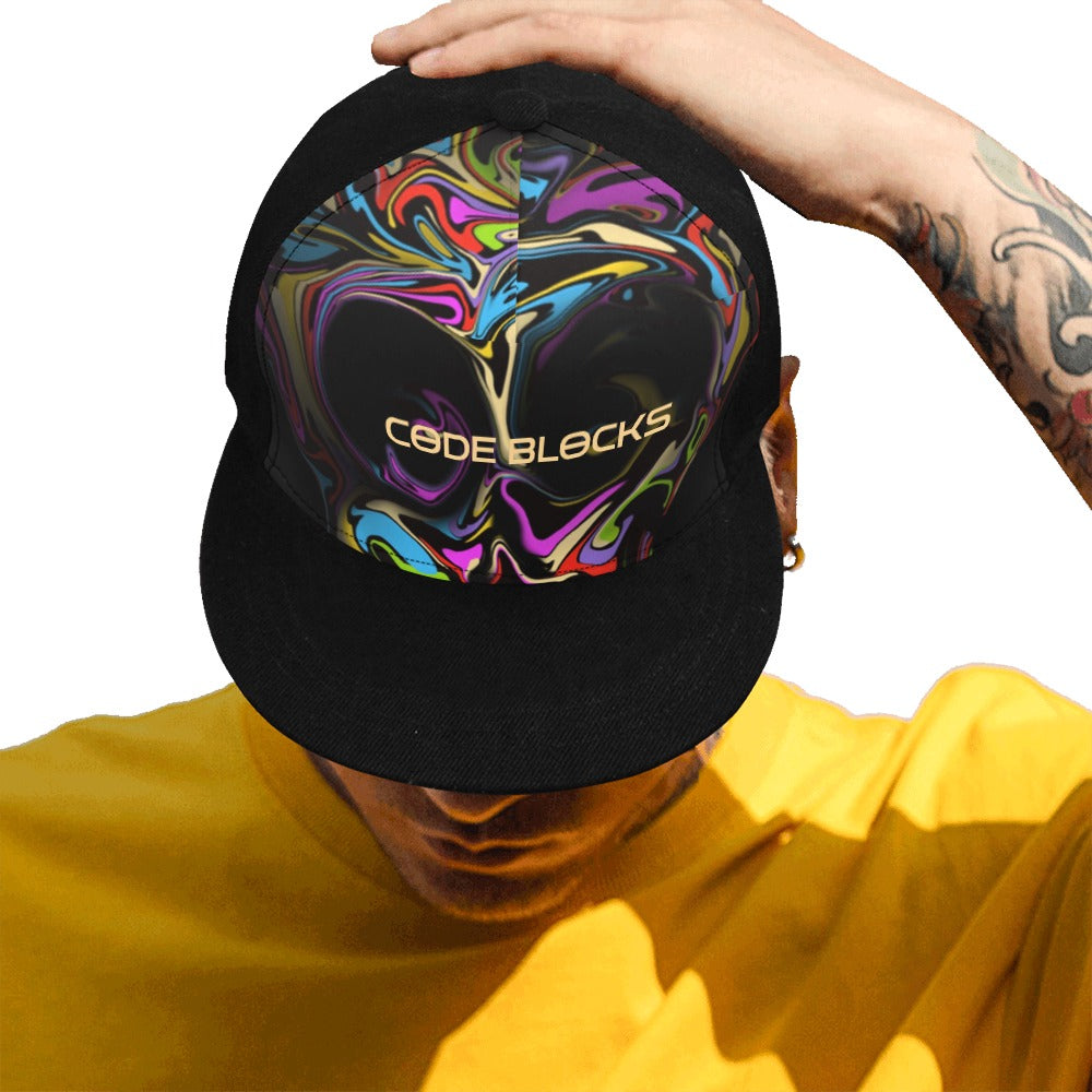 Snapback Hat G(Front Panel Customization) – CODEBLOCKS-CLOTHING