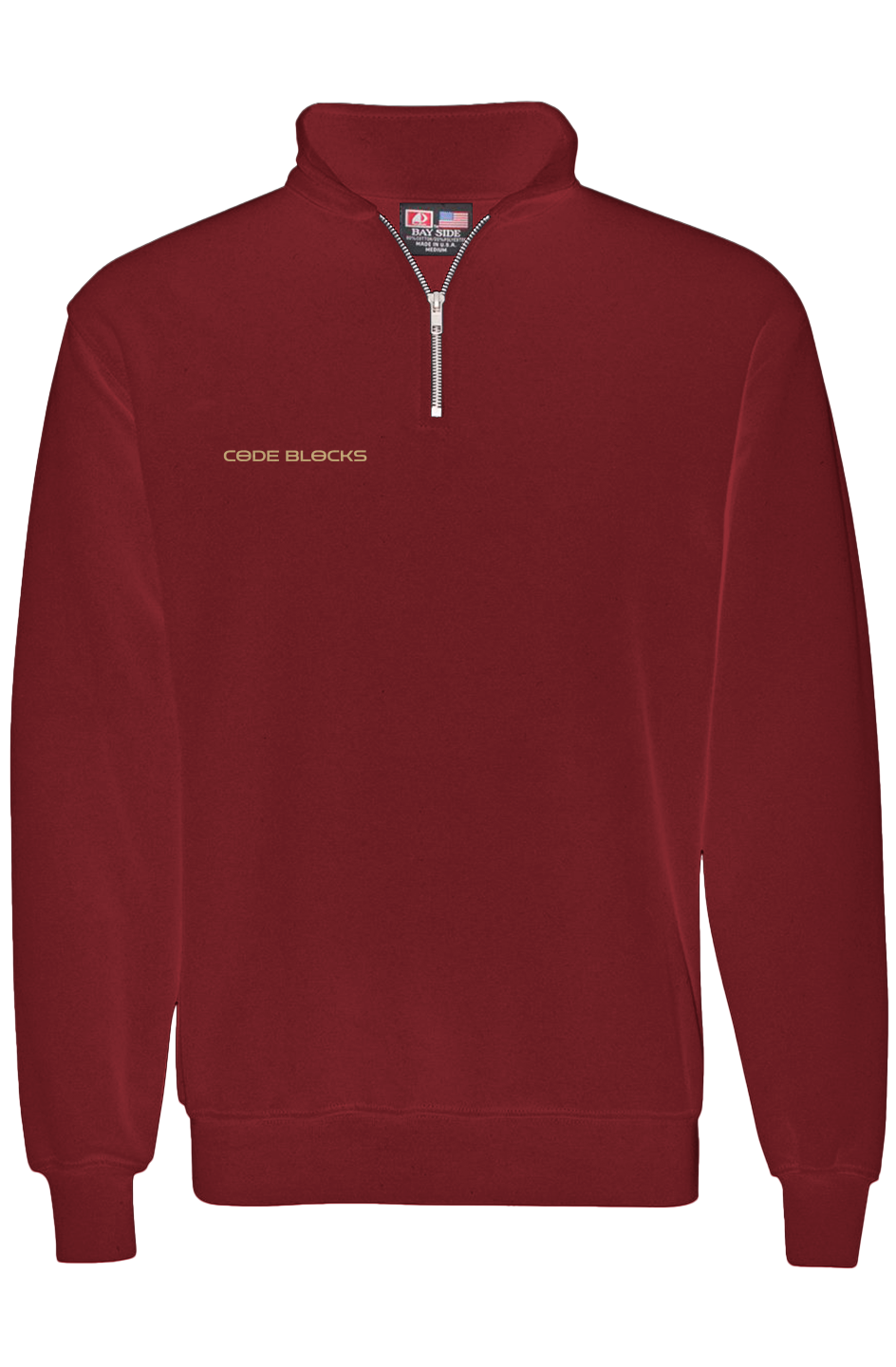 USA Made Quarter Zip Pullover – CODEBLOCKS-CLOTHING