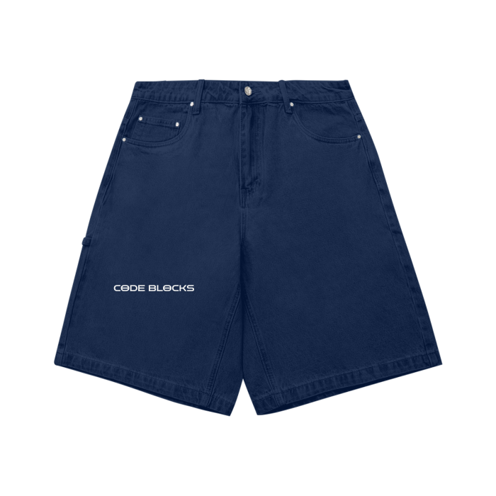 Vintage Loose-Fit Straight Cut Distressed Washed Denim Shorts MOQ1,Delivery days 5 – CODEBLOCKS ...