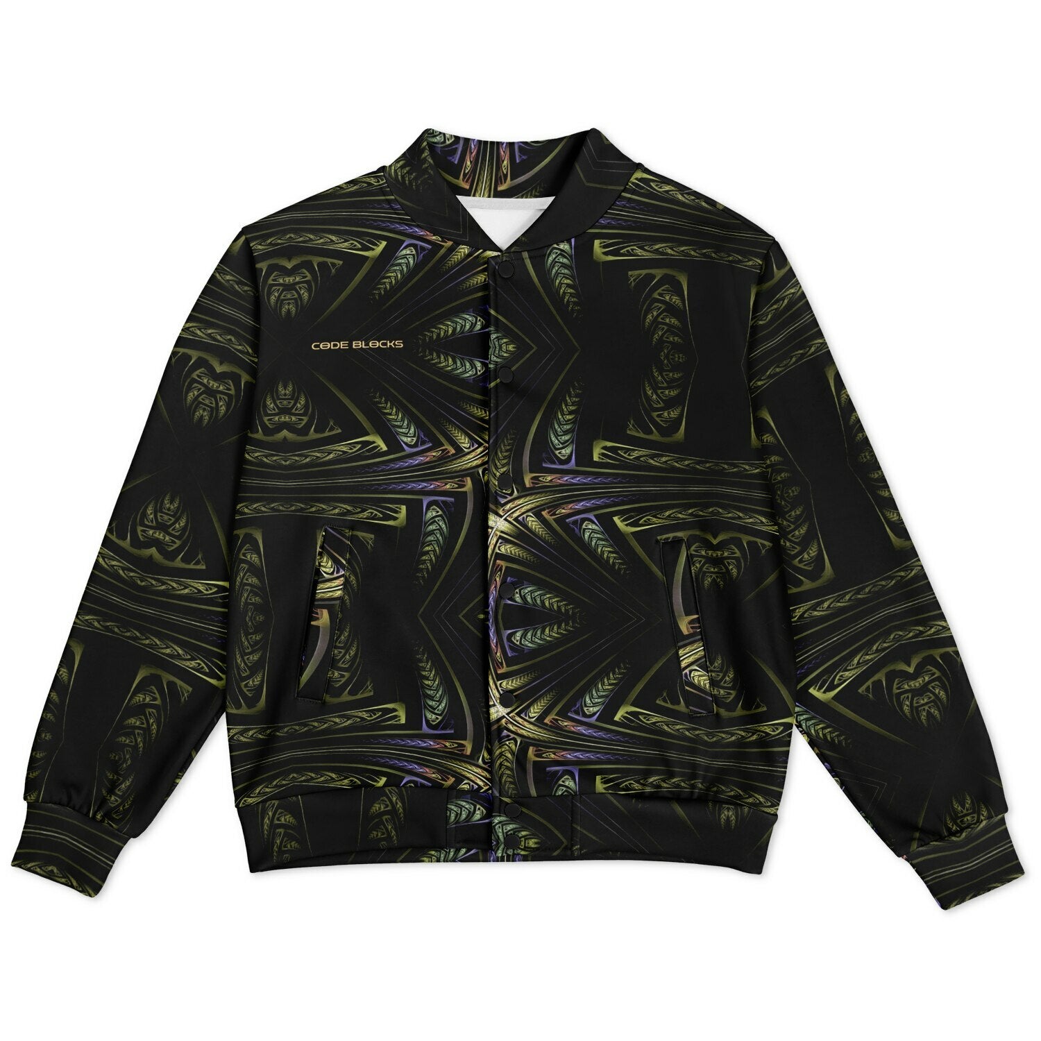 Baseball Jacket - AOP – CODEBLOCKS-CLOTHING