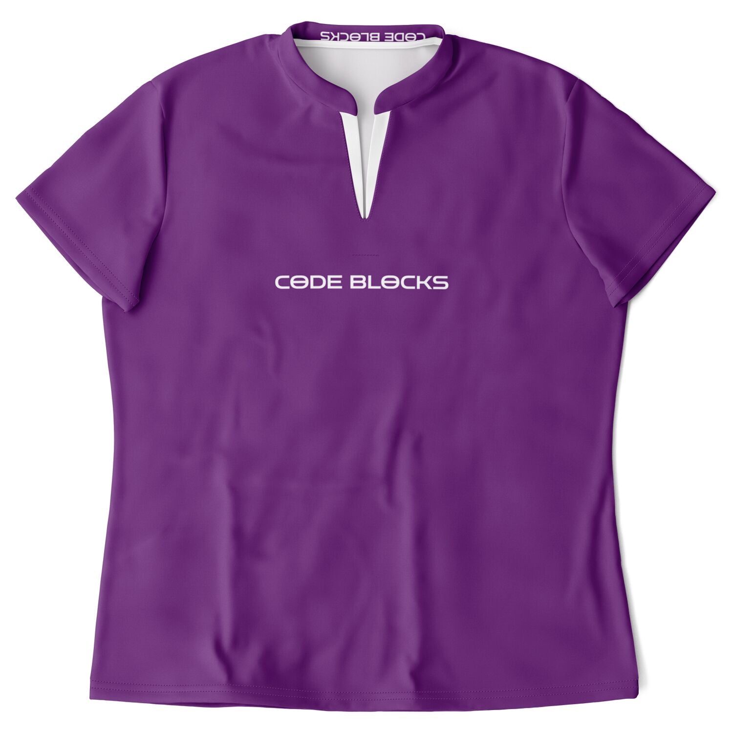 Stand Up Collar Polo Shirt - AOP – CODEBLOCKS-CLOTHING