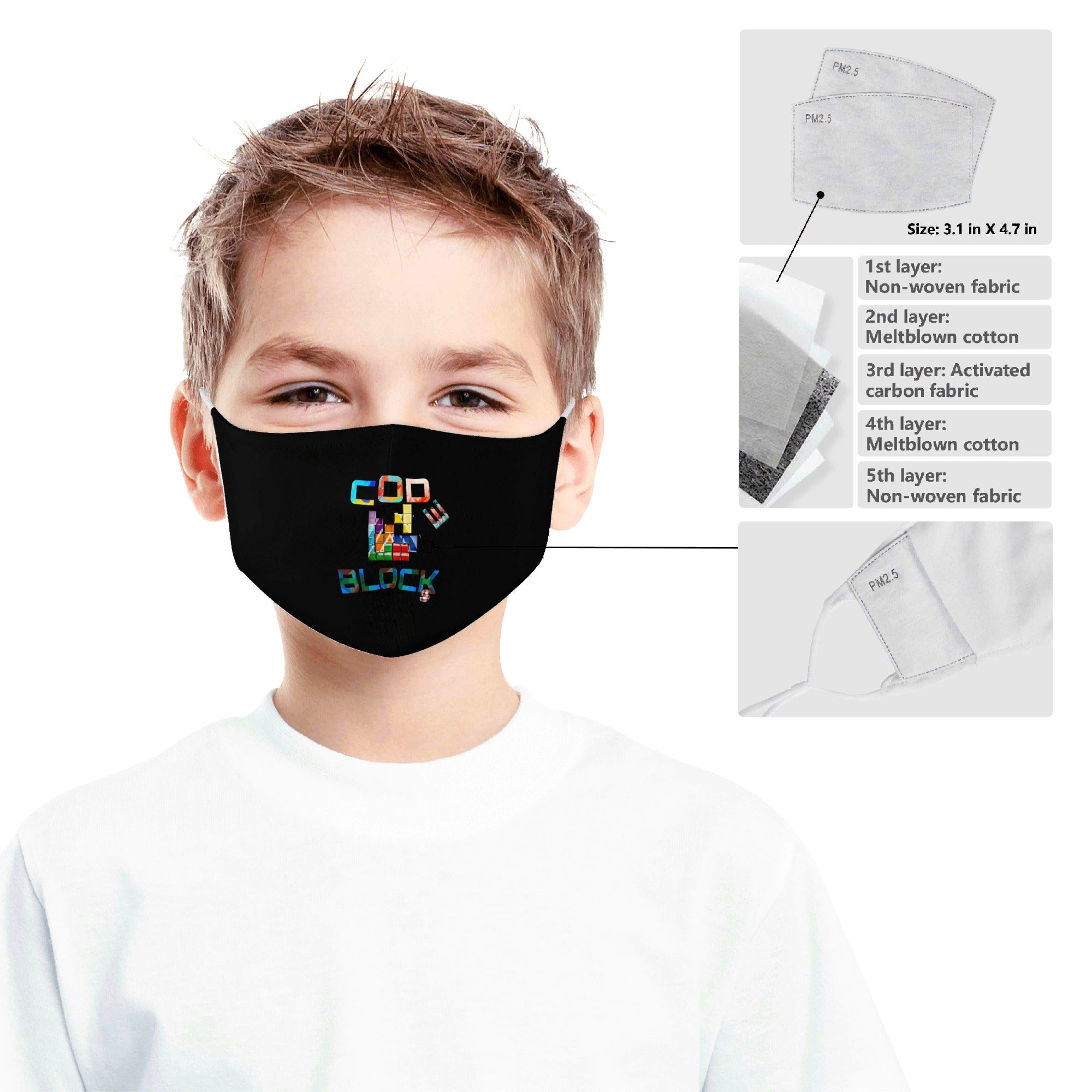 Kid's Respirator Mask – CODEBLOCKS-CLOTHING