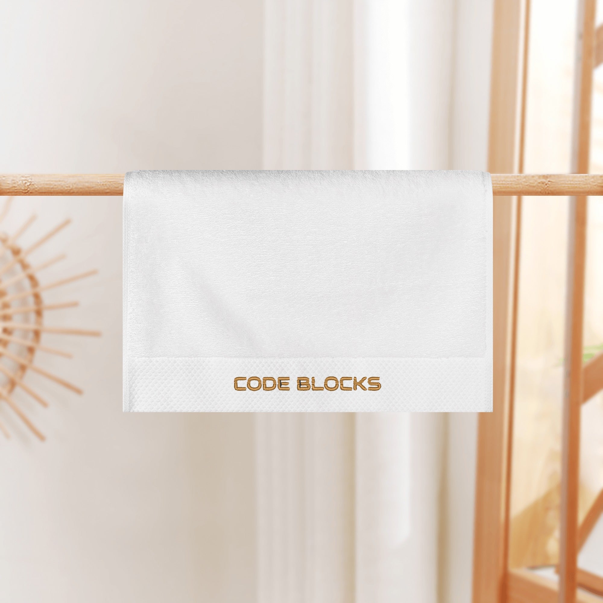 Embroidered Square Towel – CODEBLOCKS-CLOTHING