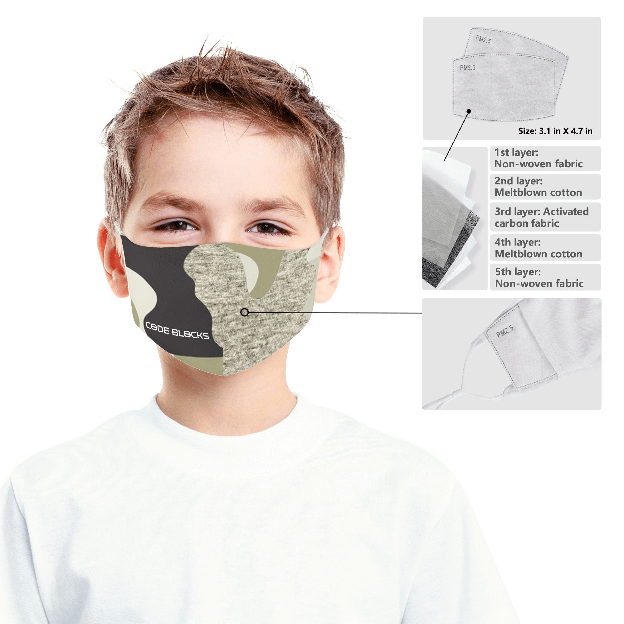 Kid's Respirator Mask – CODEBLOCKS-CLOTHING