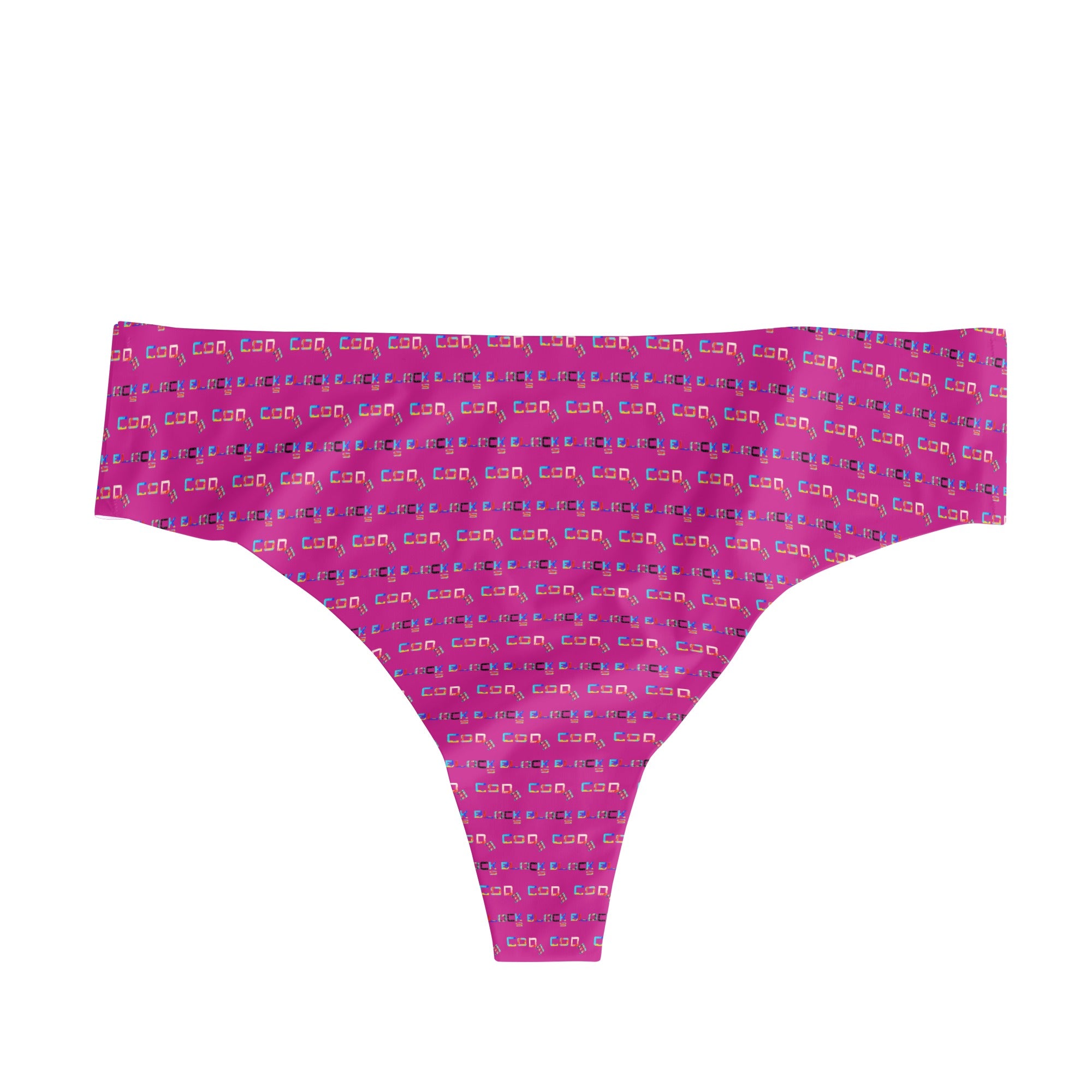 Women's All Over Print Thongs – CODEBLOCKS-CLOTHING