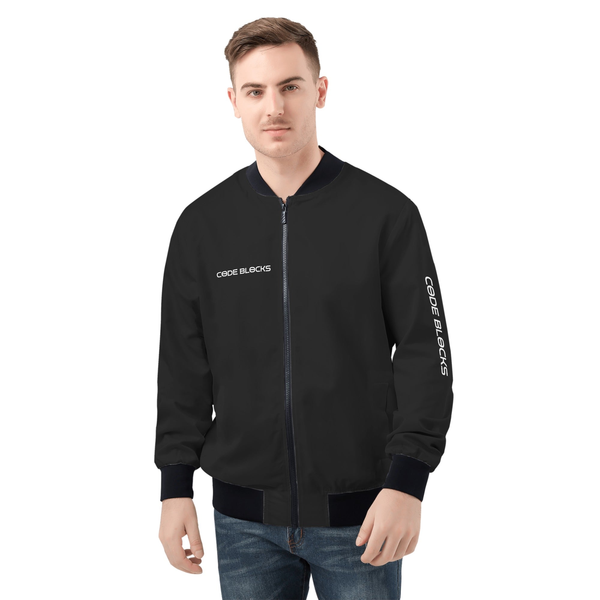 Men's Bomber Jacket – CODEBLOCKS-CLOTHING