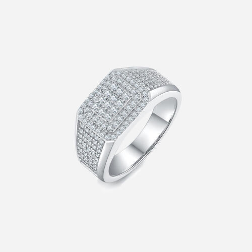 Moissanite 925 Sterling Silver Ring – CODEBLOCKS-CLOTHING