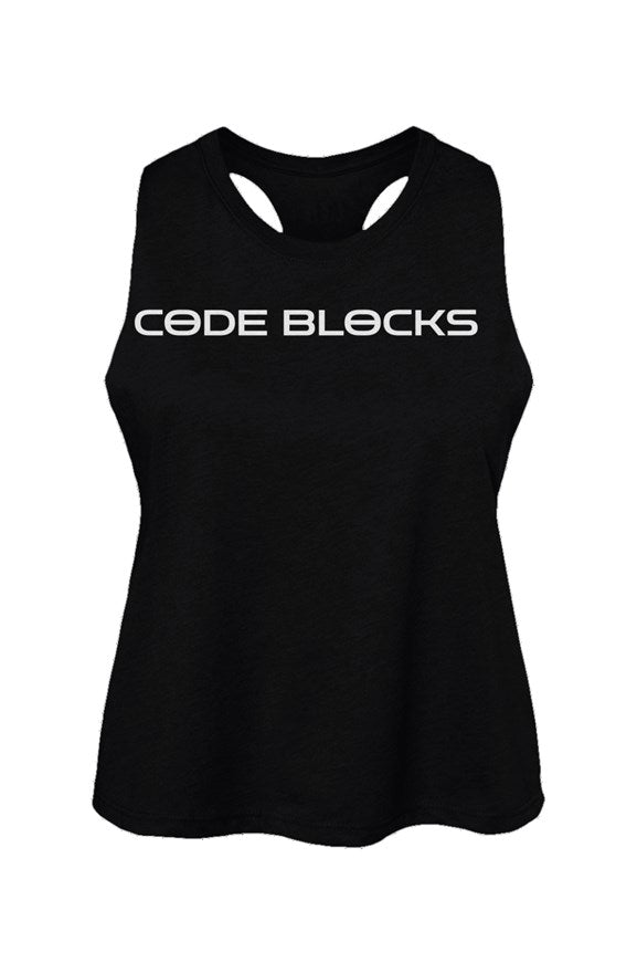 Women's Racerback Cropped Tank – CODEBLOCKS-CLOTHING