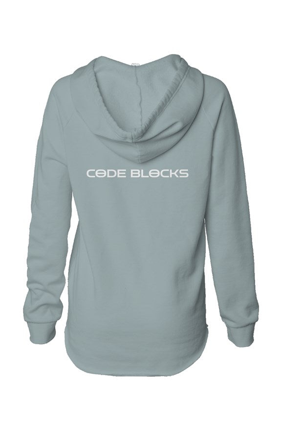 Womens Lightweight Wash Hooded Sweatshirt – CODEBLOCKS-CLOTHING