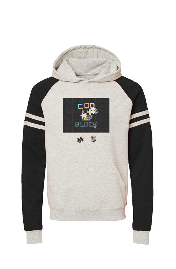 Varsity Colorblocked Raglan Hoodie – CODEBLOCKS-CLOTHING