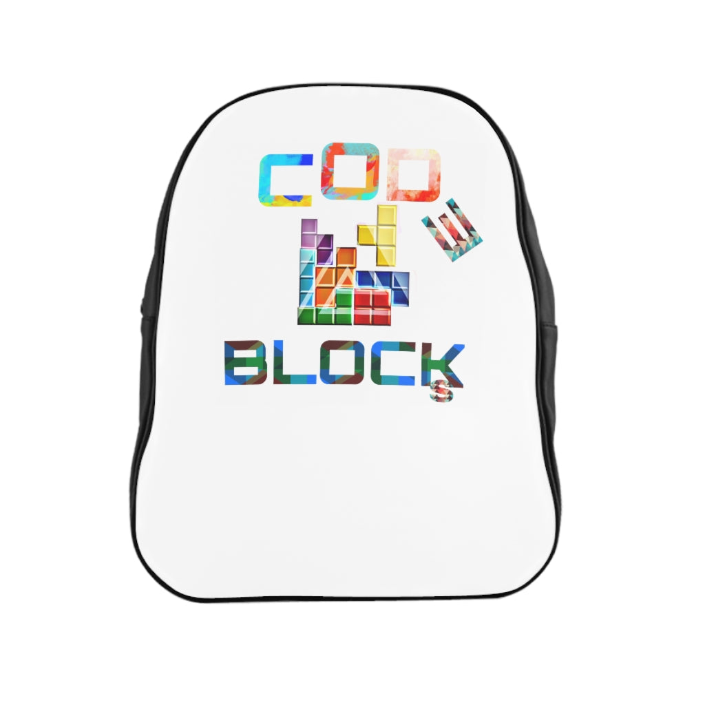 School Backpack – CODEBLOCKS-CLOTHING