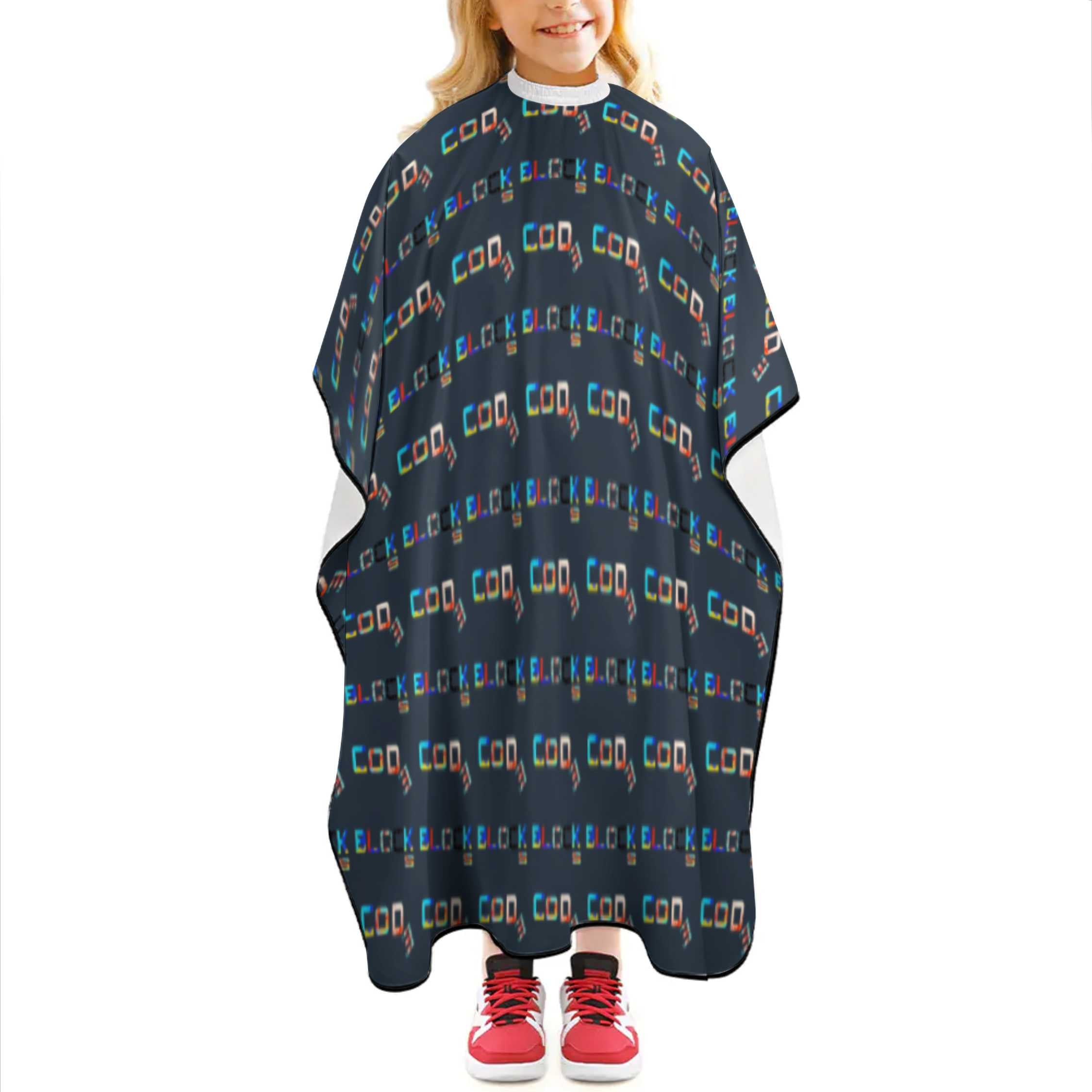 children's haircut apron – CODEBLOCKS-CLOTHING