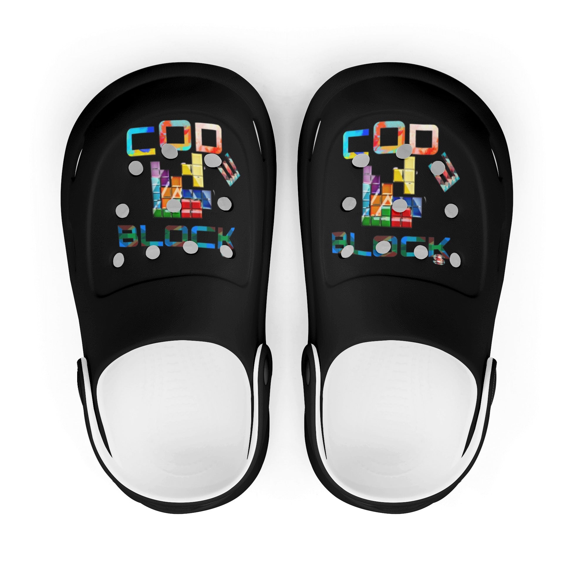 Kid's All Over Printing Classic Clogs – CODEBLOCKS-CLOTHING