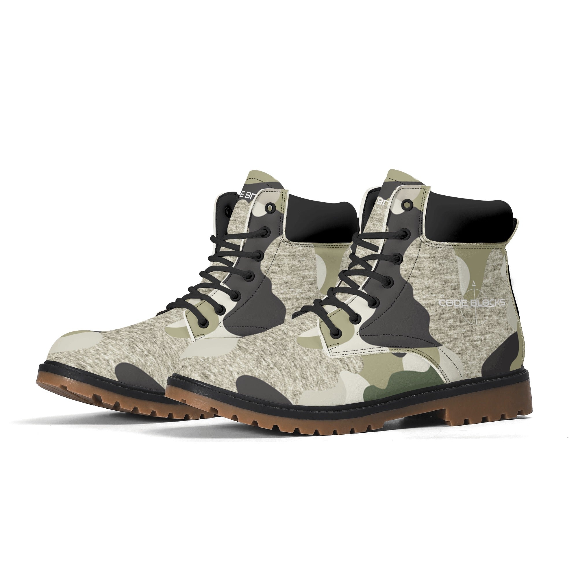 Mens Upgrated Leather Brown Outsole All Season Boots – CODEBLOCKS-CLOTHING