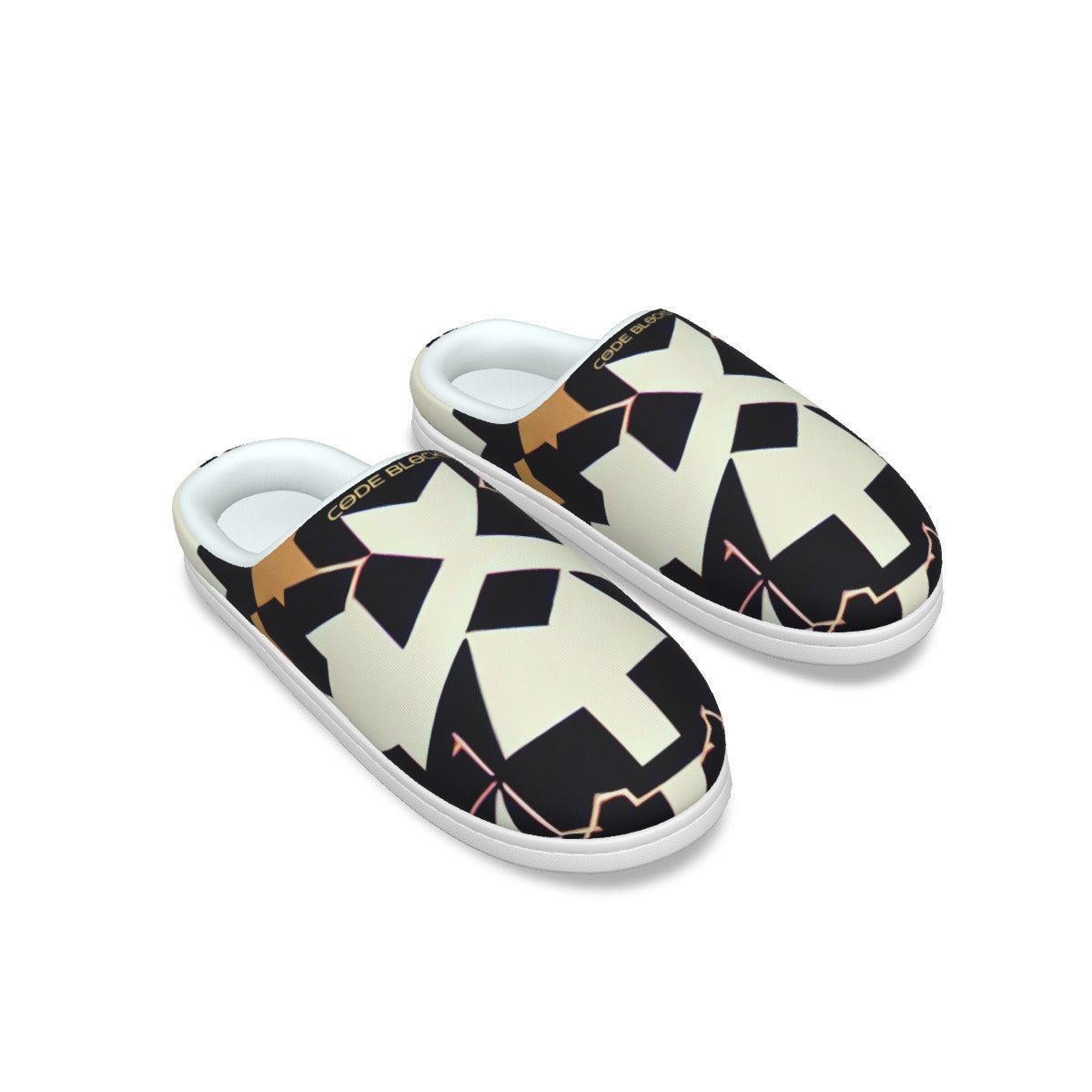 All-Over Print Men's Plush Slippers – CODEBLOCKS-CLOTHING