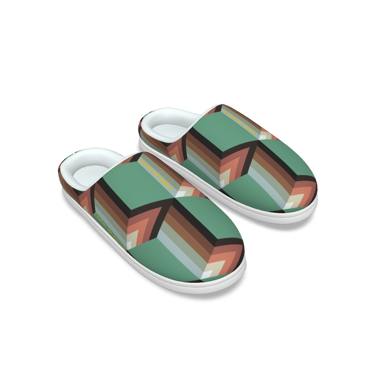 All-Over Print Men's Plush Slippers – CODEBLOCKS-CLOTHING