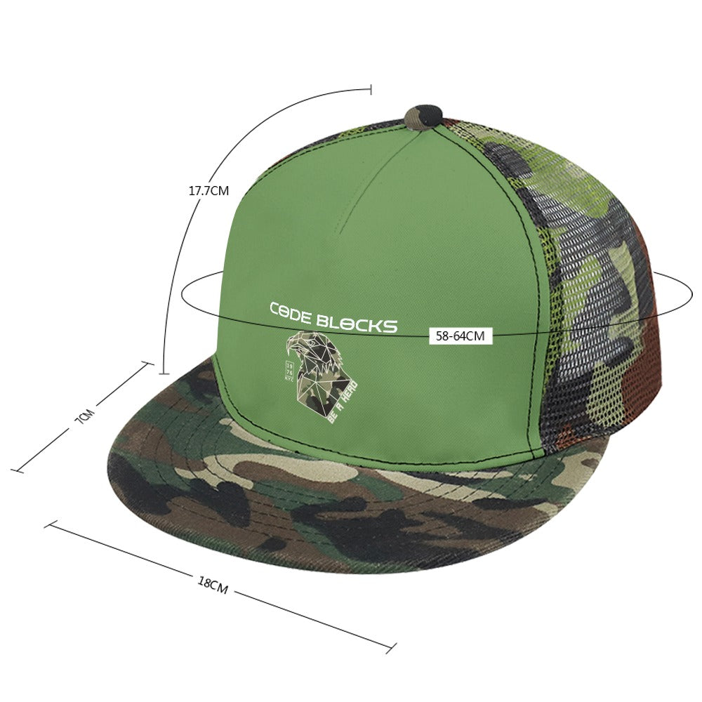 Baseball Cap flat glue rear hollow (multi-color optional) – CODEBLOCKS ...