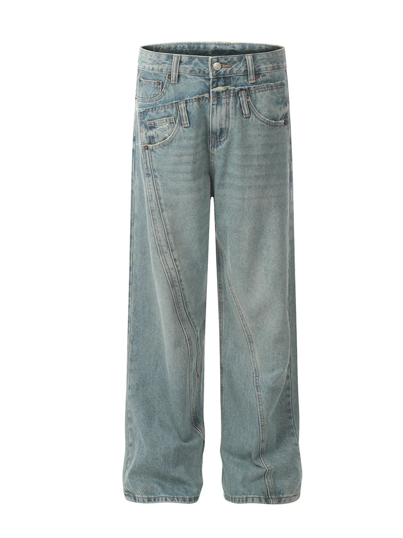 Men's Wide Leg Jeans – CODEBLOCKS-CLOTHING