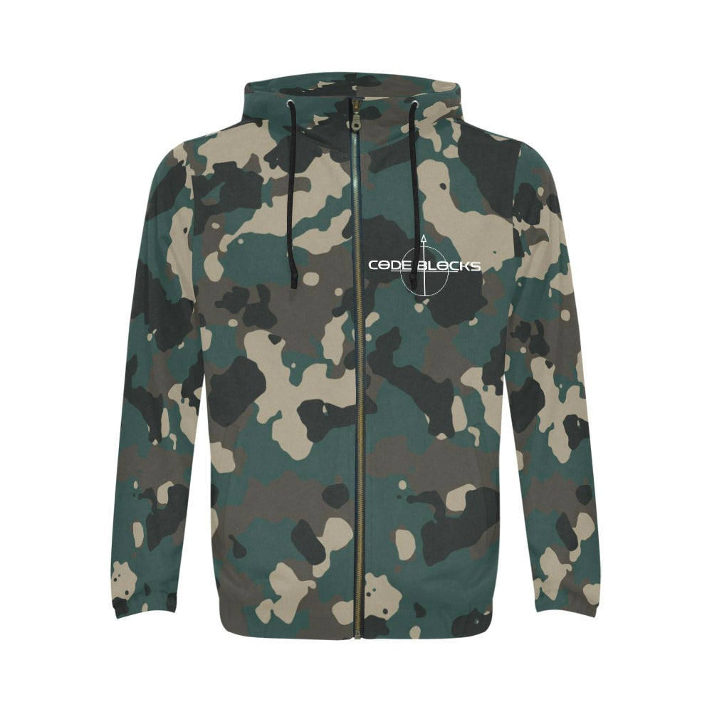 Men's All Over Print Full Zip Hoodie (Model H14) – CODEBLOCKS-CLOTHING