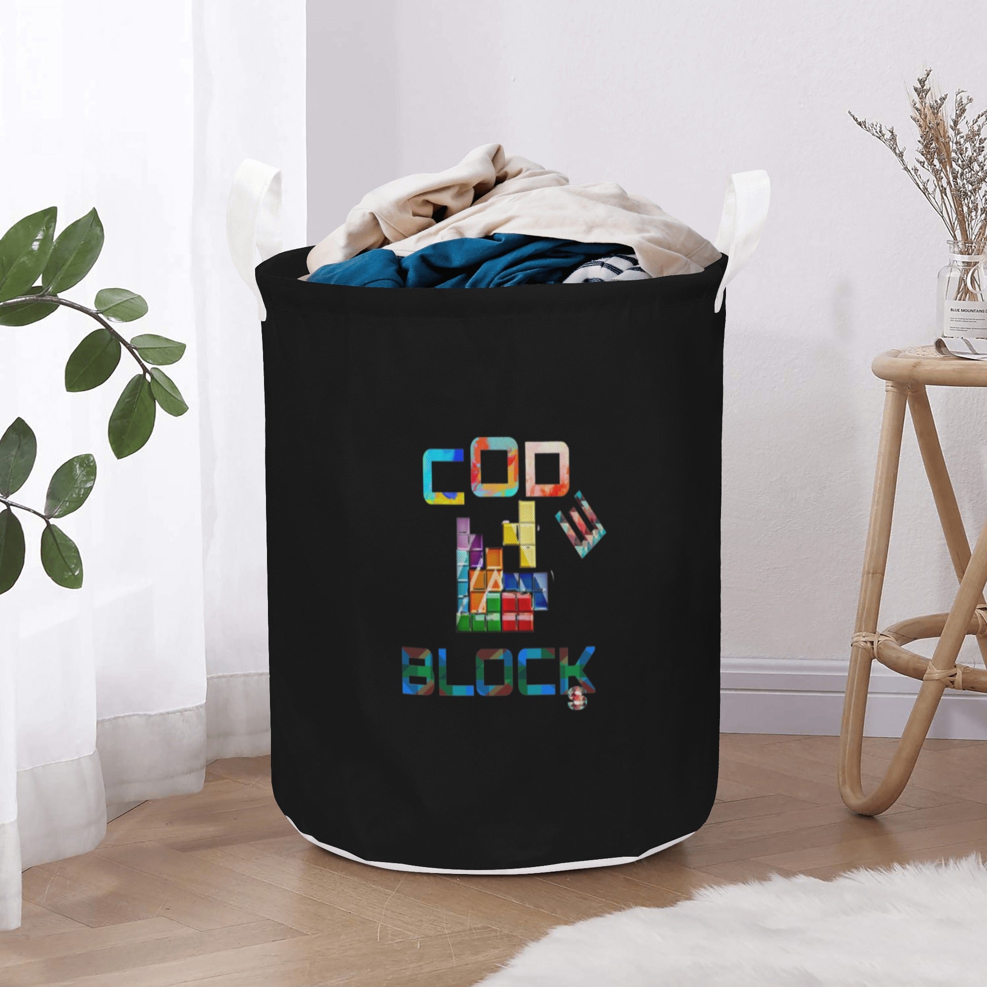 Round Laundry Basket – CODEBLOCKS-CLOTHING