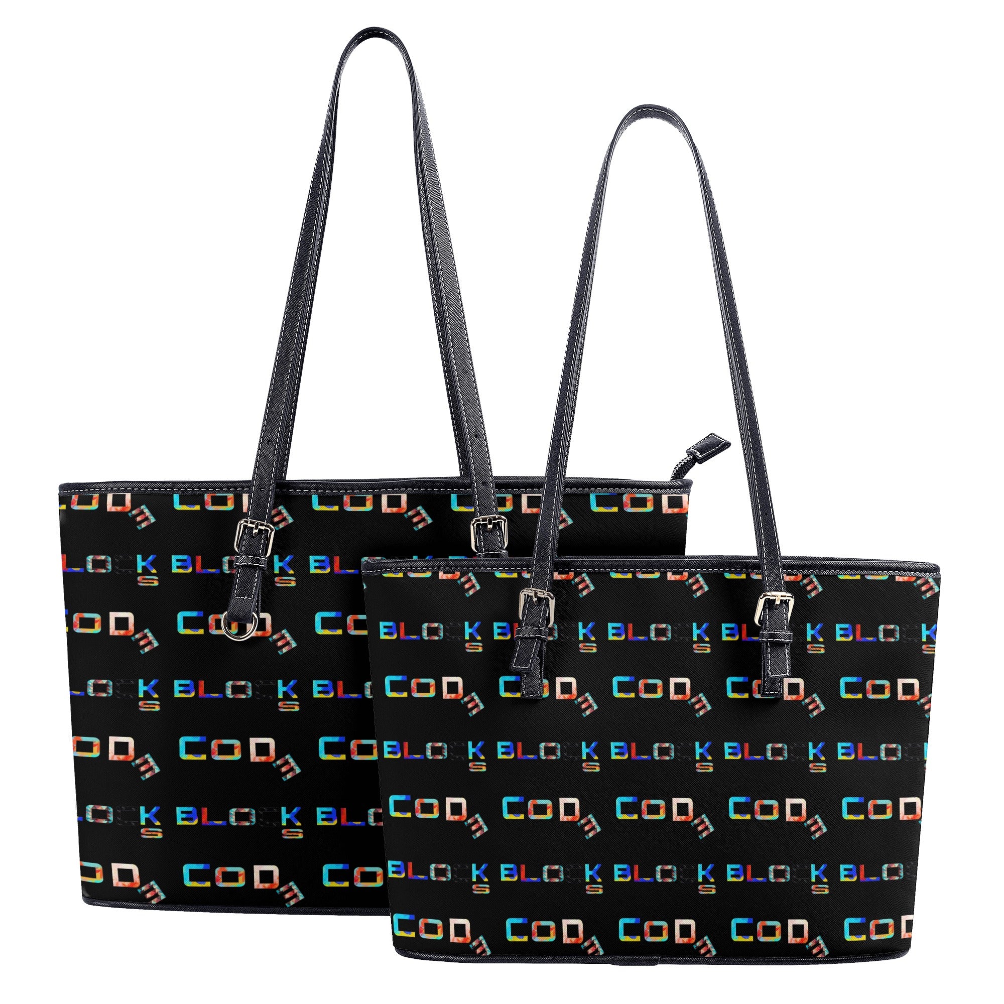 Leather Tote Bags – CODEBLOCKS-CLOTHING