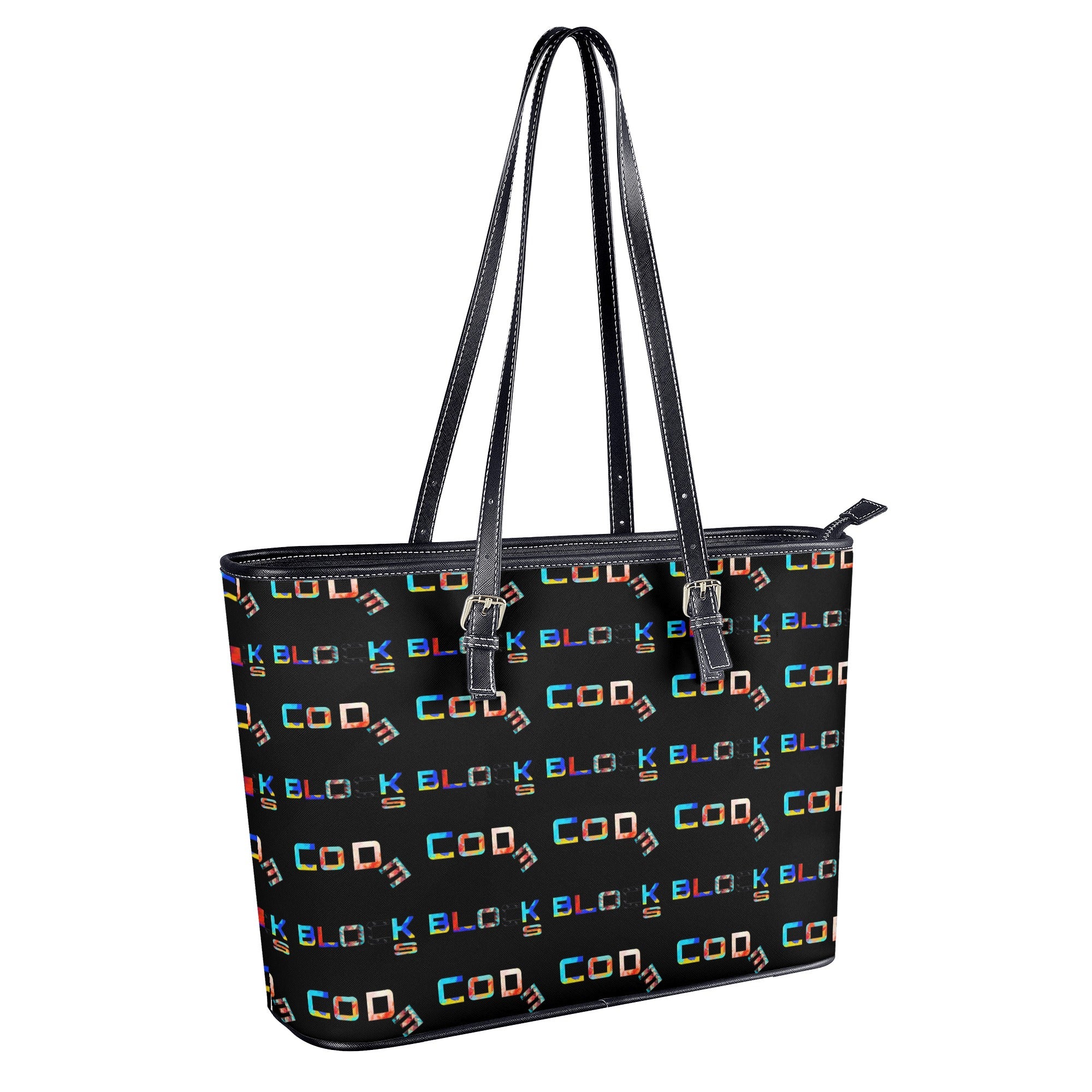 Leather Tote Bags – CODEBLOCKS-CLOTHING