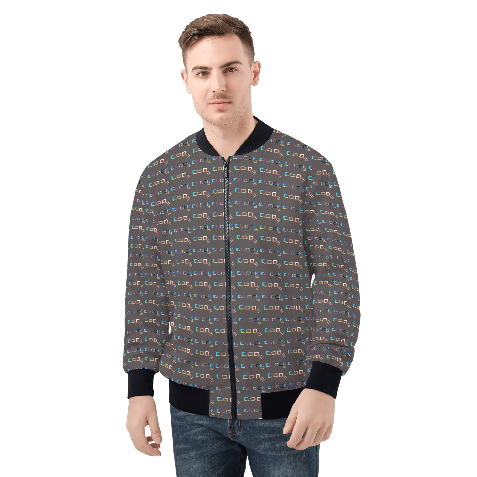 Men's Bomber Jacket – CODEBLOCKS-CLOTHING