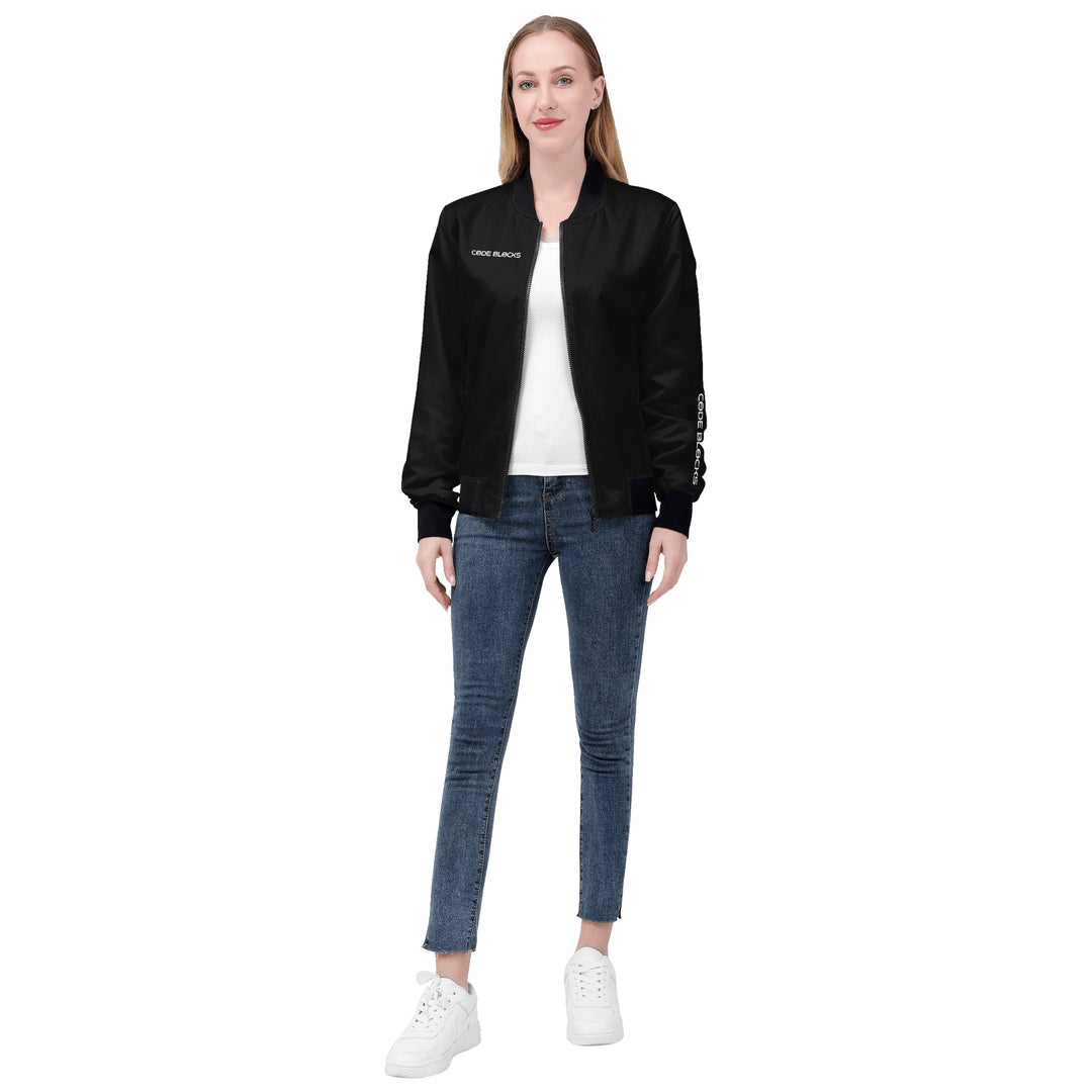 Women's Bomber Jacket – CODEBLOCKS-CLOTHING