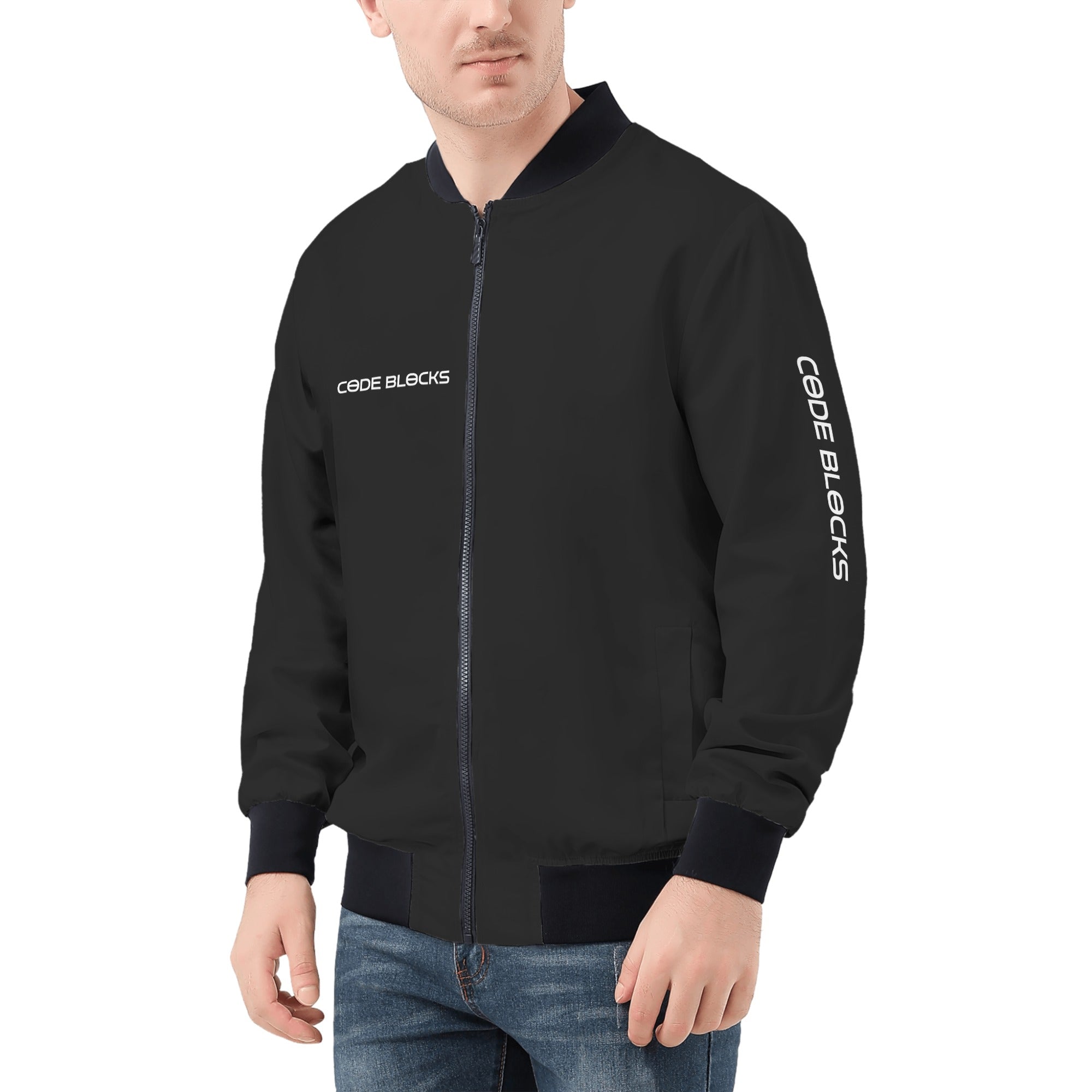 Men's Bomber Jacket – CODEBLOCKS-CLOTHING