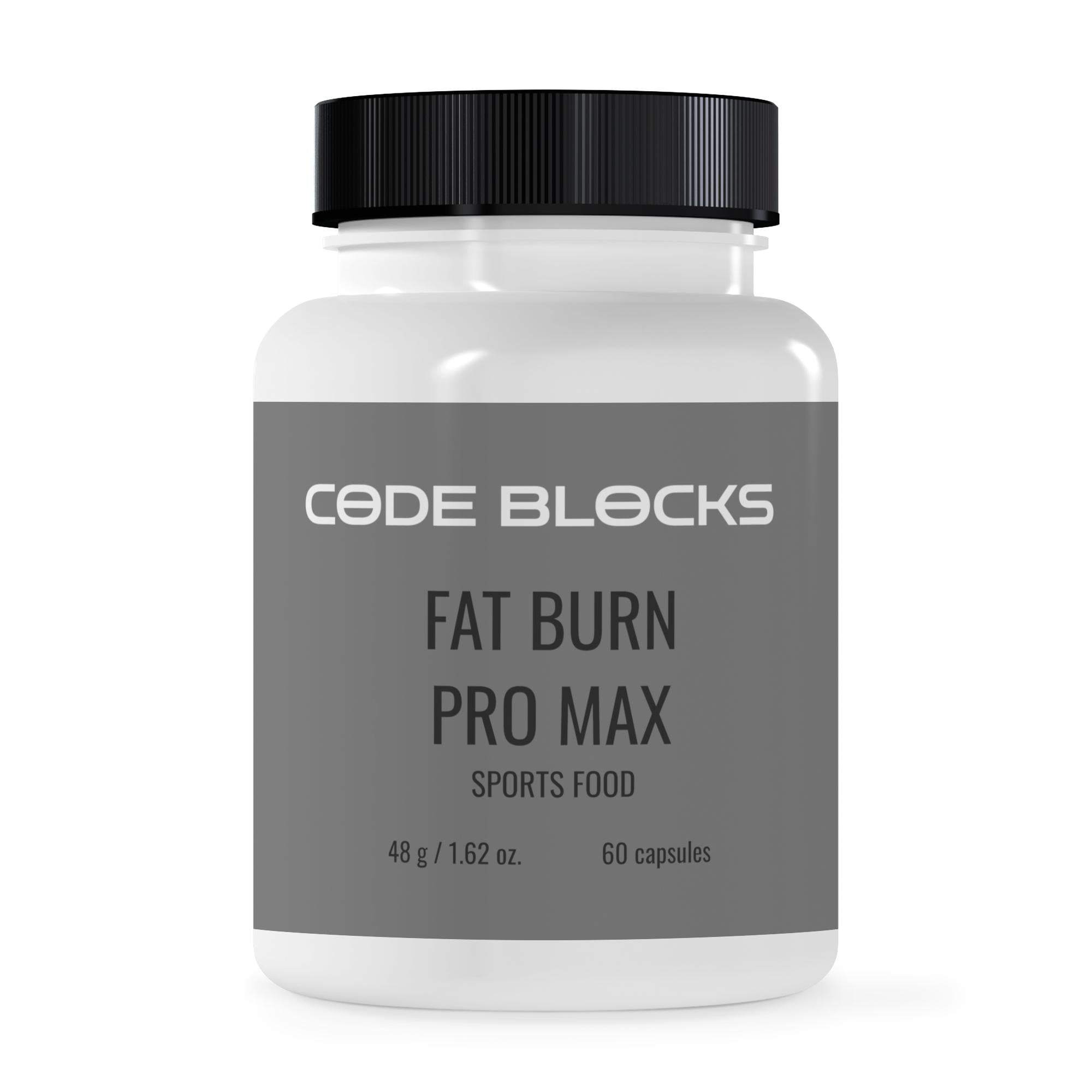Fat Burn Pro Max (60 capsules) – CODEBLOCKS-CLOTHING