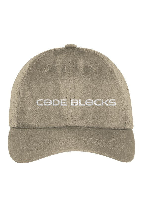 Perforated Performance Cap – CODEBLOCKS-CLOTHING