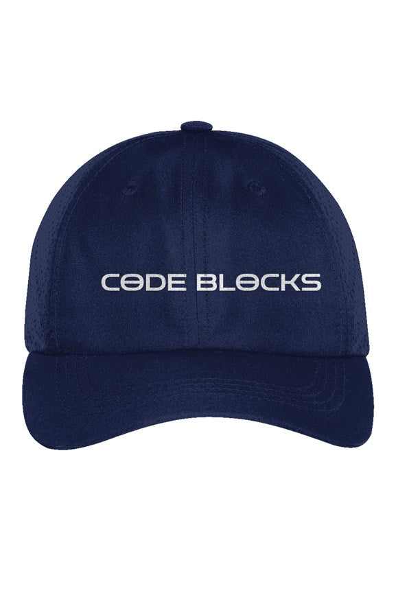 Perforated Performance Cap – CODEBLOCKS-CLOTHING