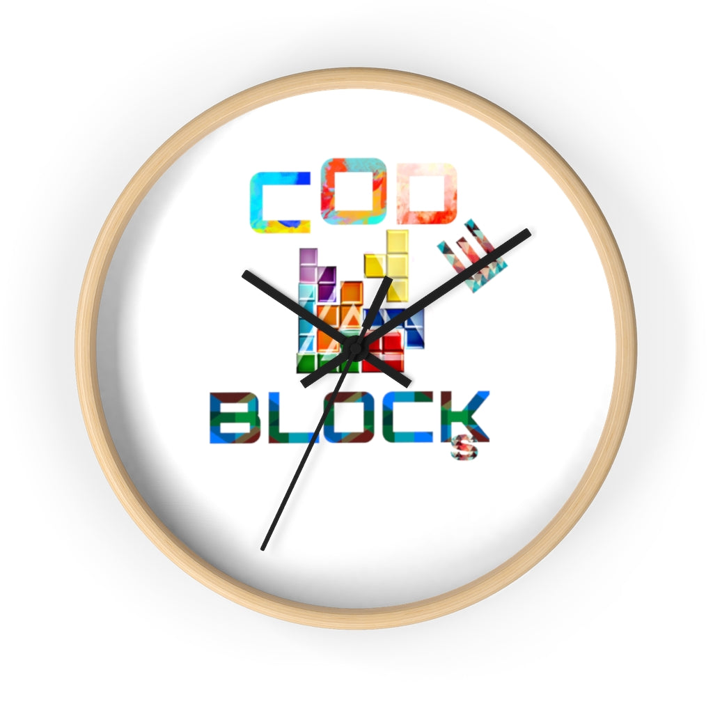 Wall clock – CODEBLOCKS-CLOTHING