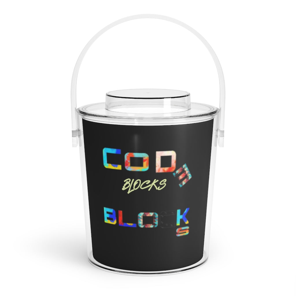 Ice Bucket with Tongs – CODEBLOCKS-CLOTHING