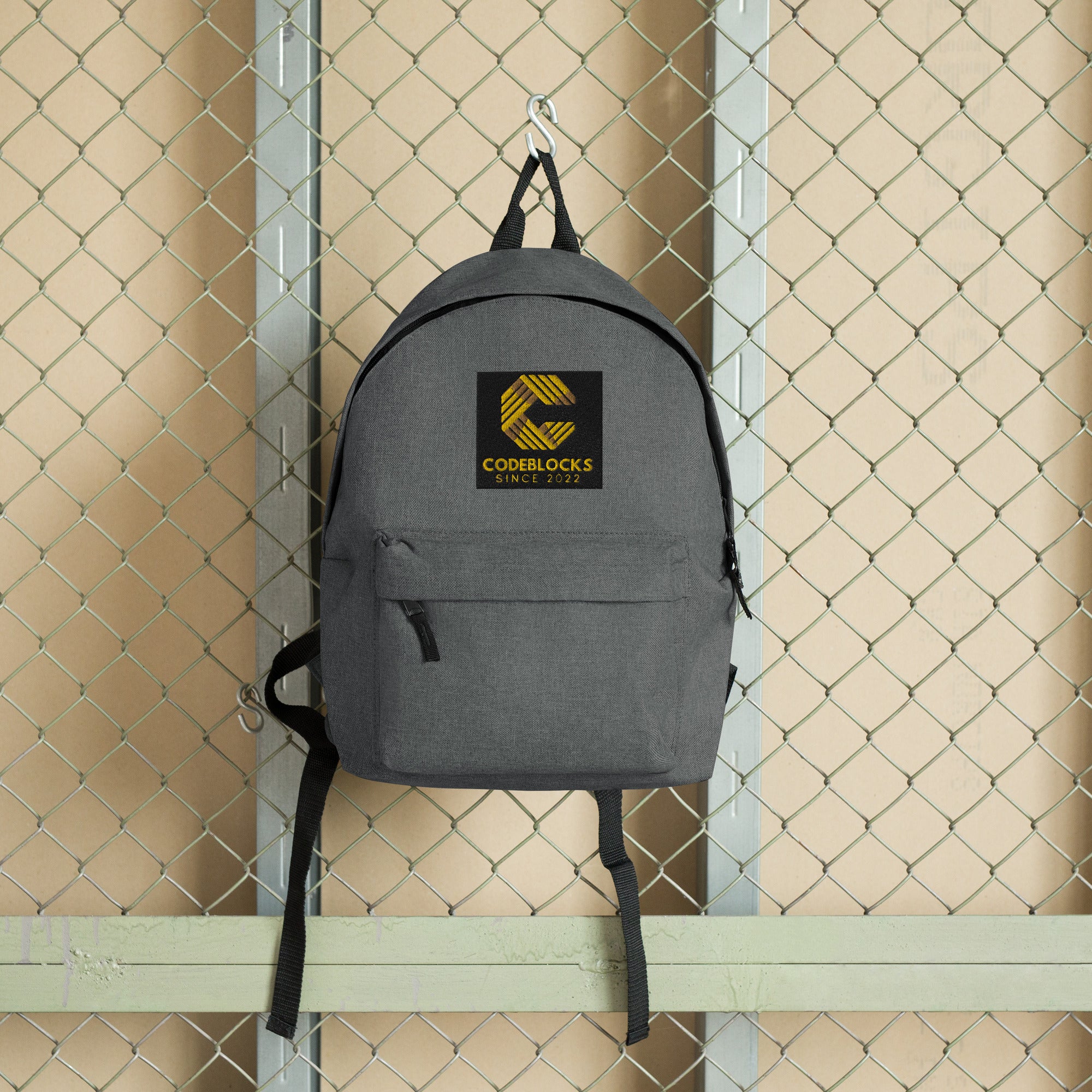 Embroidered Backpack – CODEBLOCKS-CLOTHING