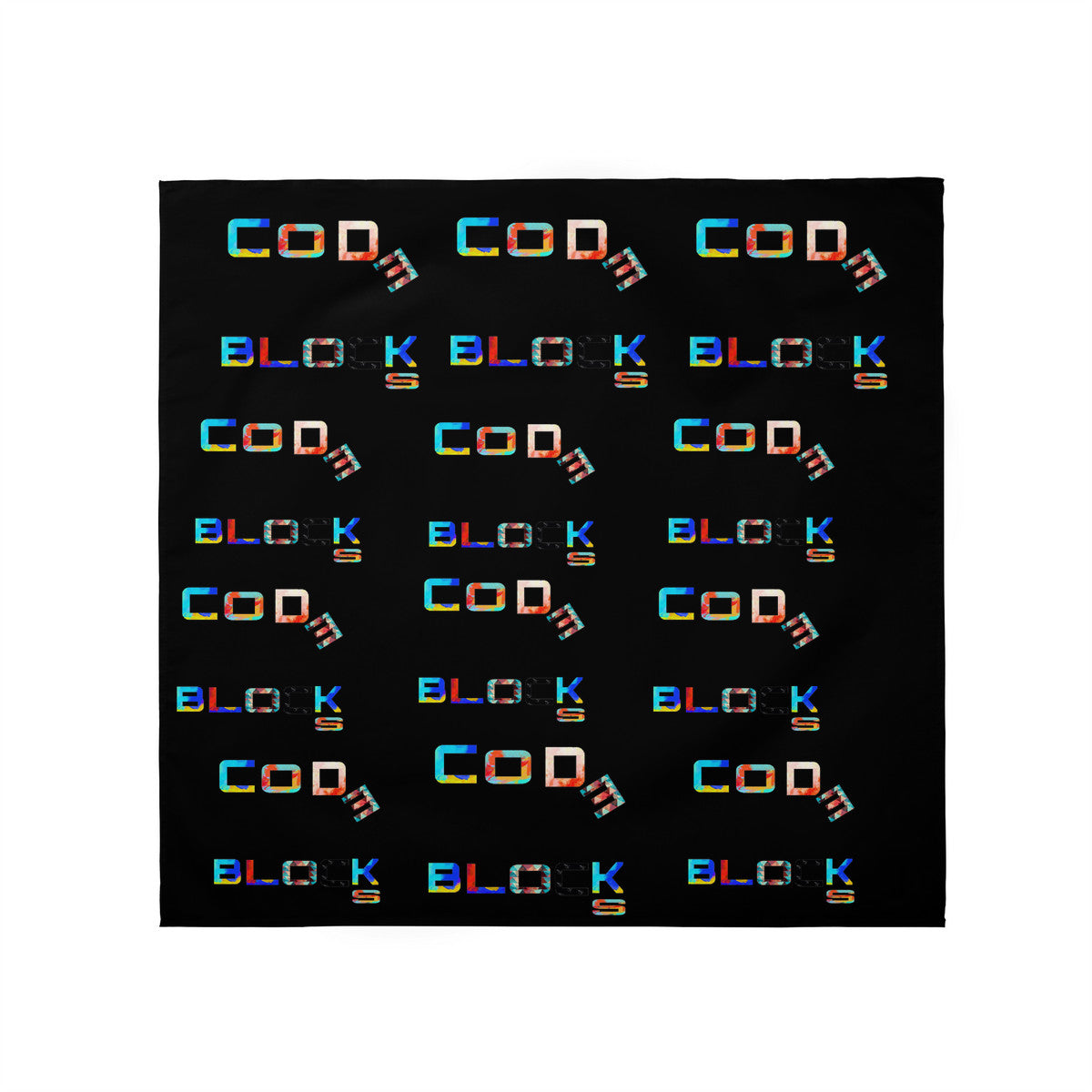SF_G6 Silk Scarf – CODEBLOCKS-CLOTHING