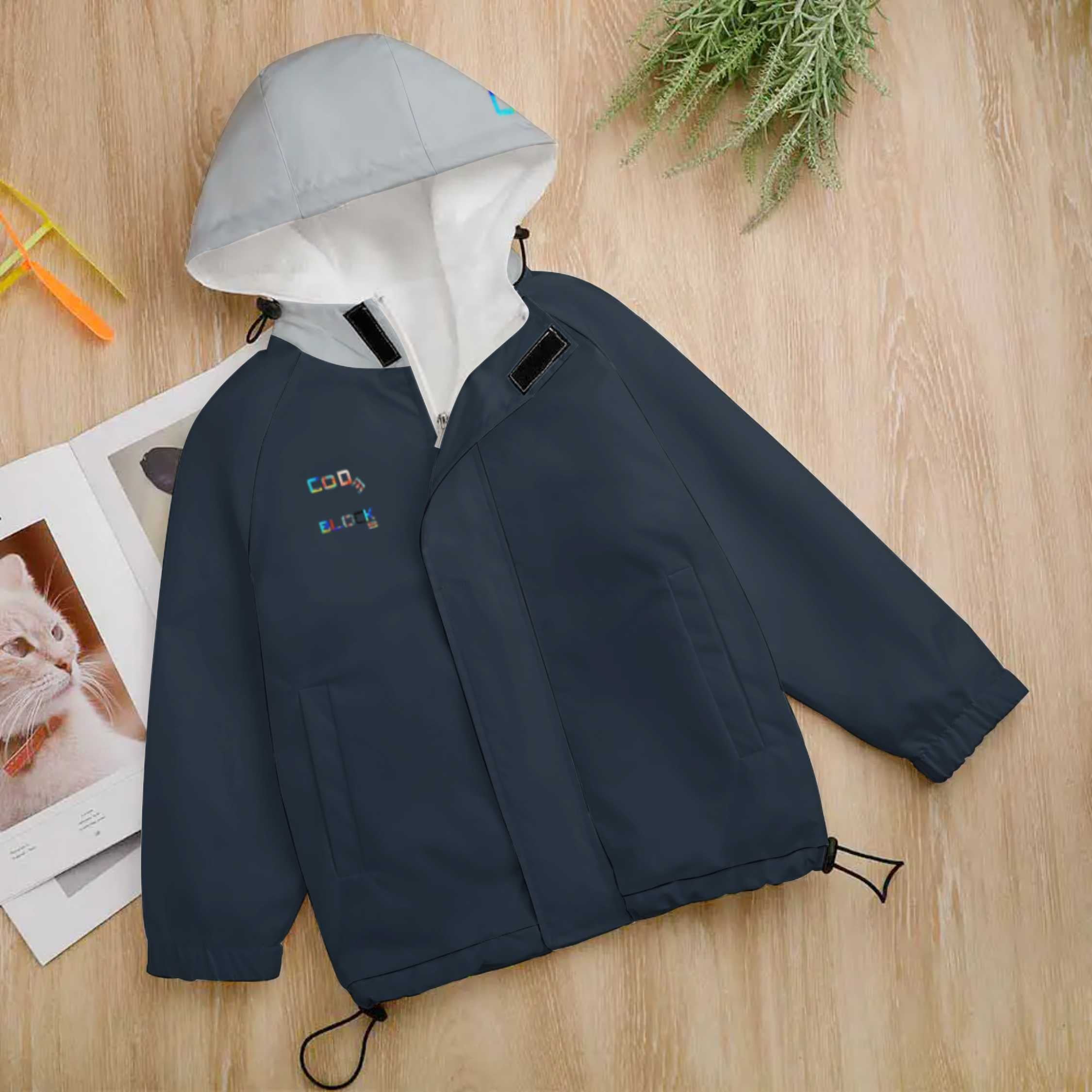 Children's Velcro fleece jacket – CODEBLOCKS-CLOTHING